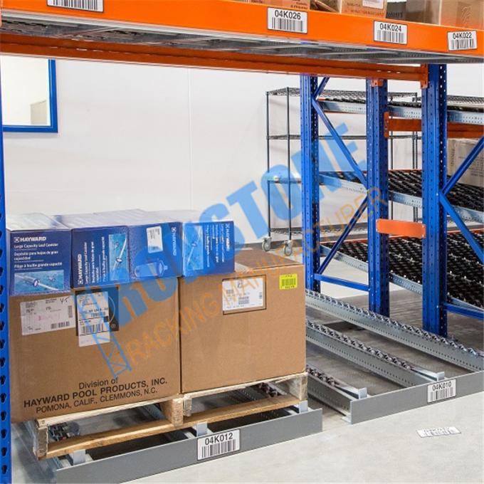 Pallet Live Storage Racking Fast Turnover Pallet Flow Rack