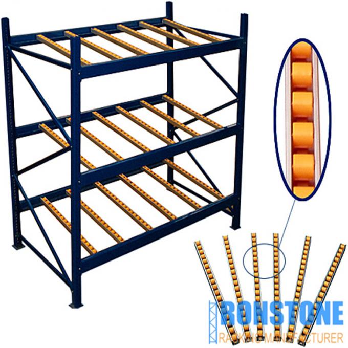 Corrosion Protection Pallet Flow Rack High-Density Capacity
